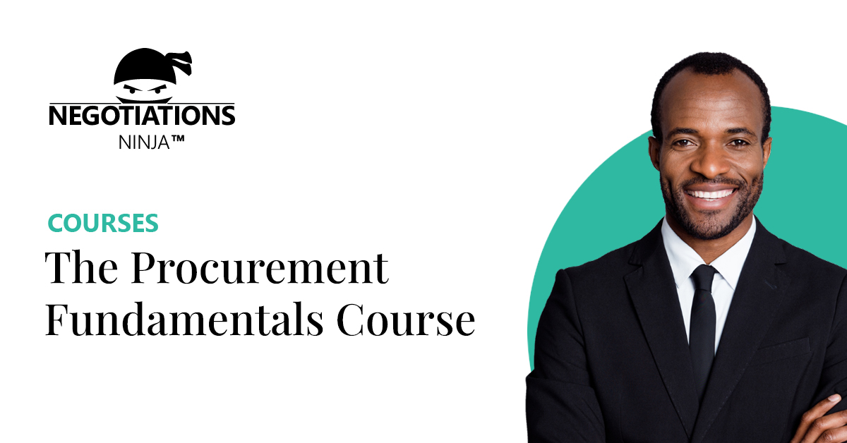 The Procurement Fundamentals Course | Negotiations Ninja